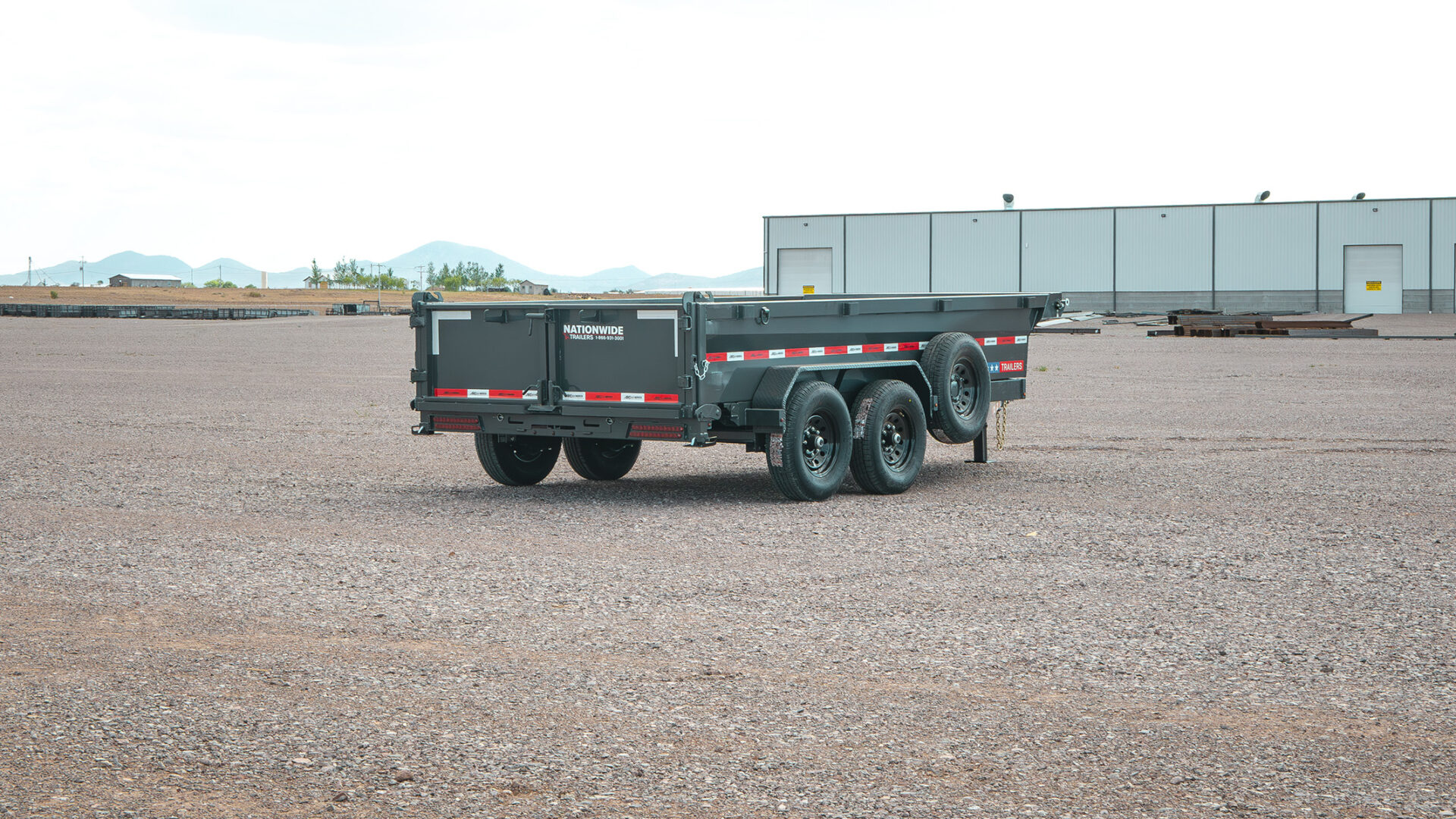 BDZ Bumper Pull Scissor Lift Dump Trailer | ARC Trailers